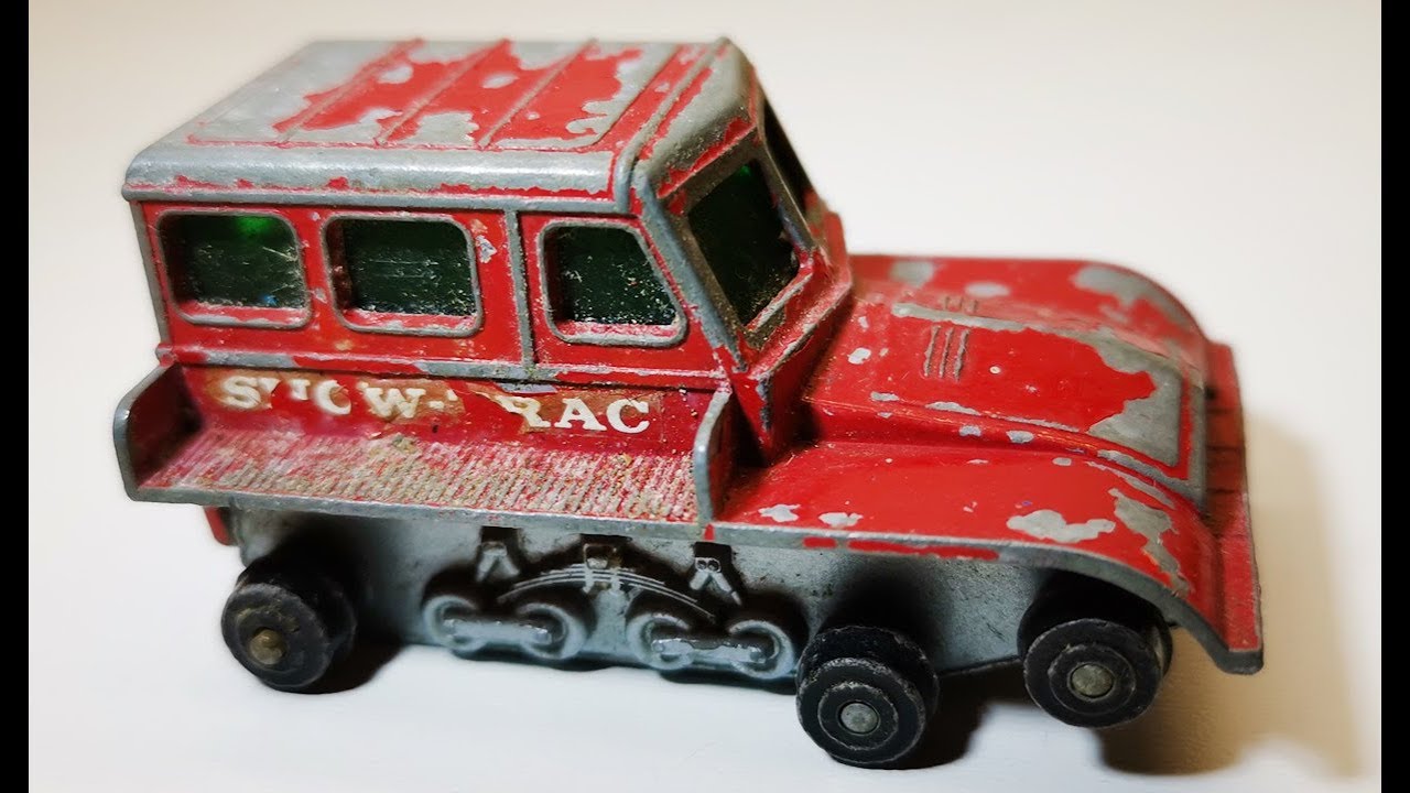 Snow Trac No. 35B Matchbox tracked snow tractor model autka odnawianie ...