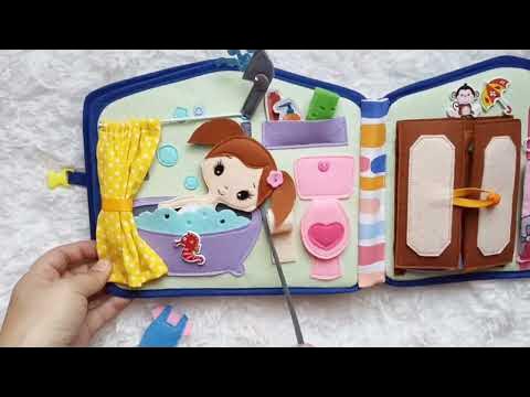 книжка из фетра кукольный домик в наличии - YouTube