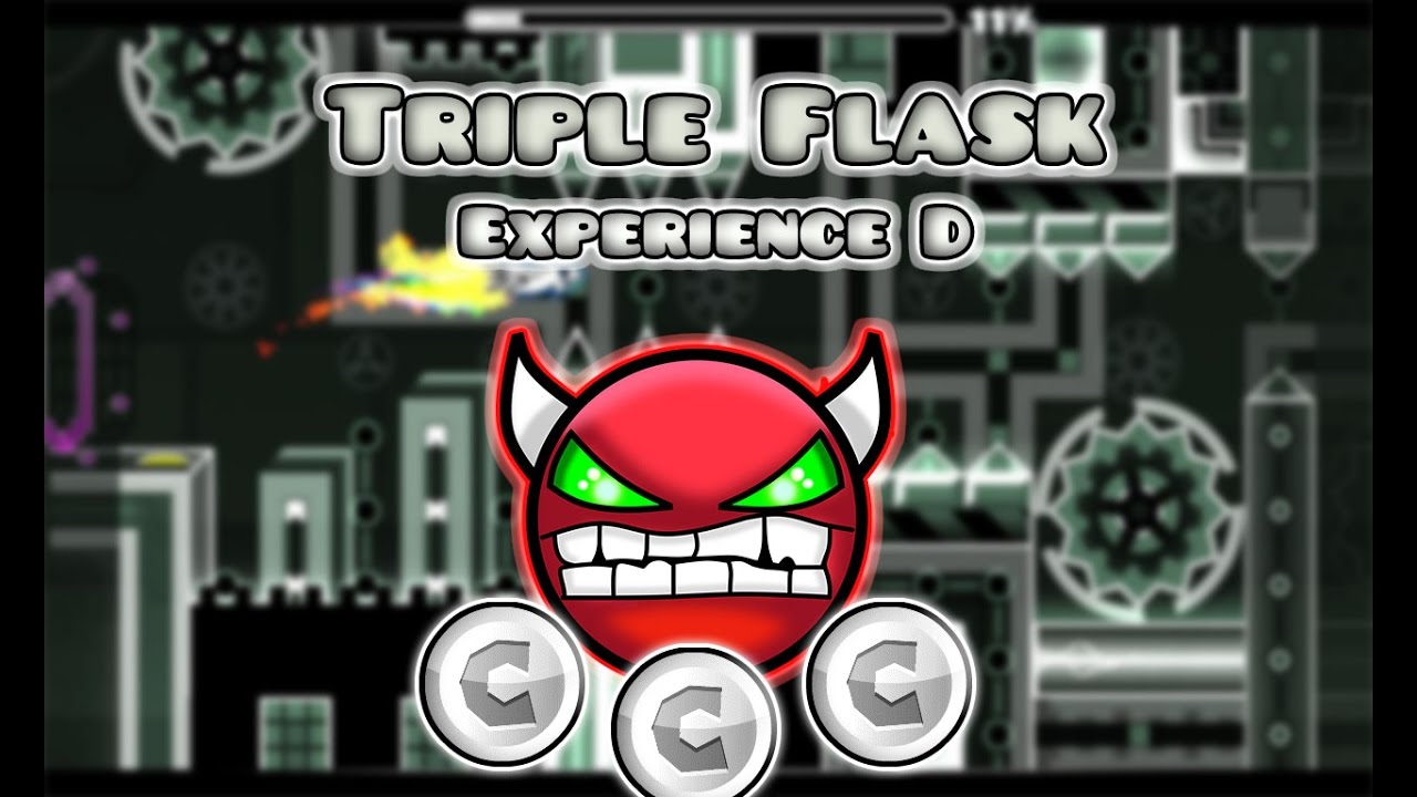 "Triple Flask" By:Experience D (Easy Demon) | Geometry Dash 2.0 [60Hz ...
