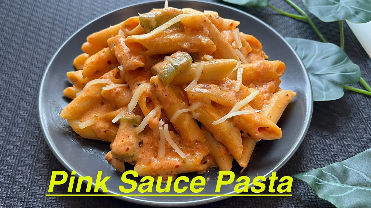 पिंक सॉस पास्ता | Pink Sauce Pasta recipe| Creamy Pasta Recipe | Panne ...