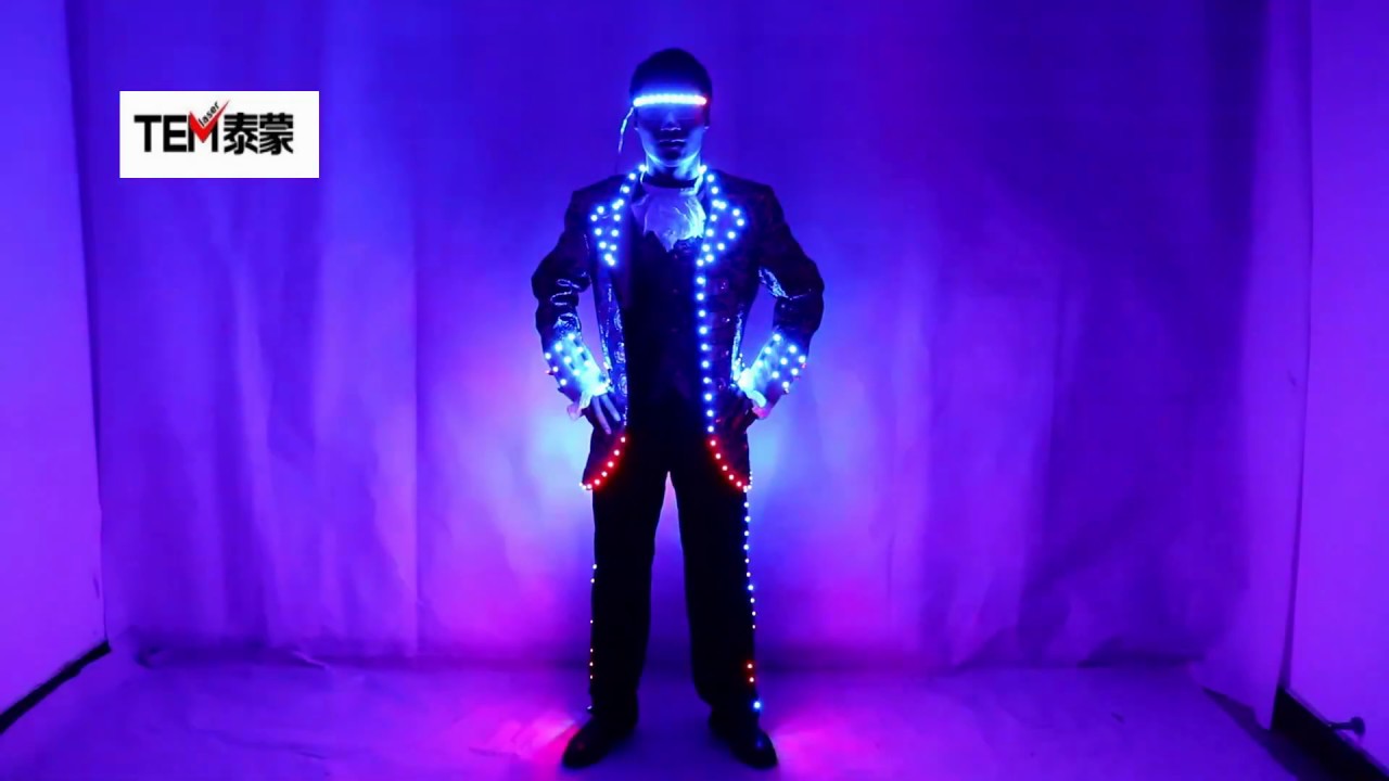 LED Court Suits Symphony of light-emitting tuxedo full-color digital ...