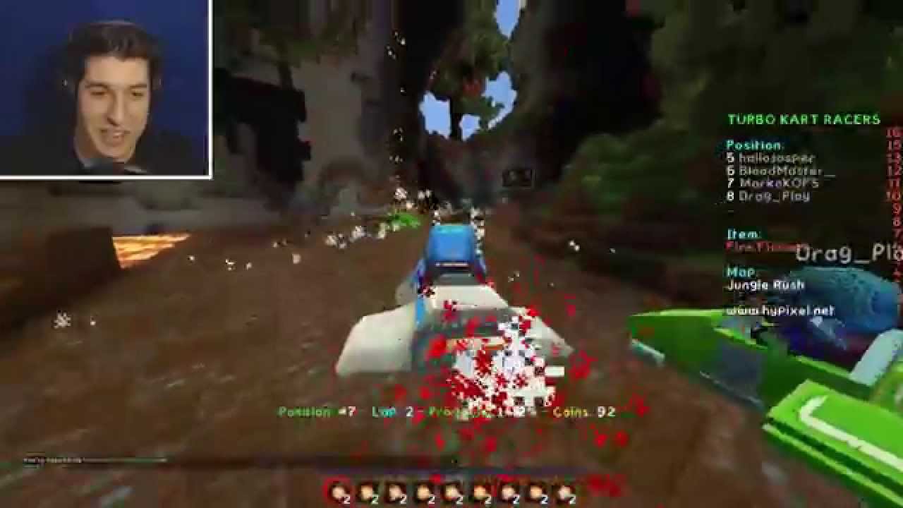 Nova Minecraft mini igra : TURBO RACING KARTS w/Bloodmaster - YouTube