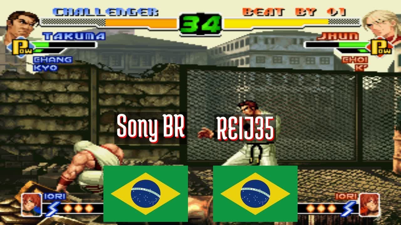 FT5 @kof2000: Sony BR (BR) vs REIJ35 (BR) [King of Fighters 2000 ...