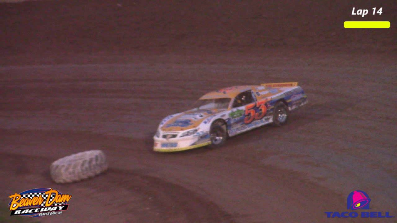 Beaver Dam Raceway Grand National Feature 6/18/16 - YouTube