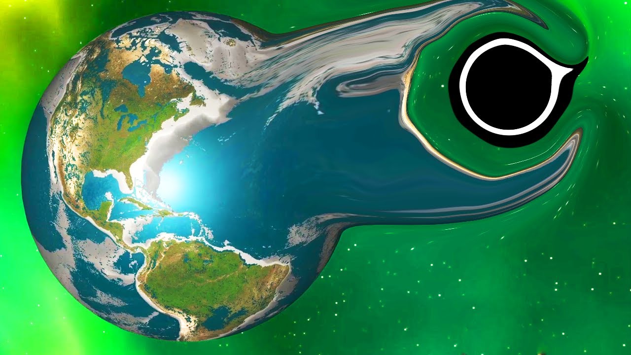 Turning THE MOON into a BLACK HOLE in Universe Sandbox - YouTube