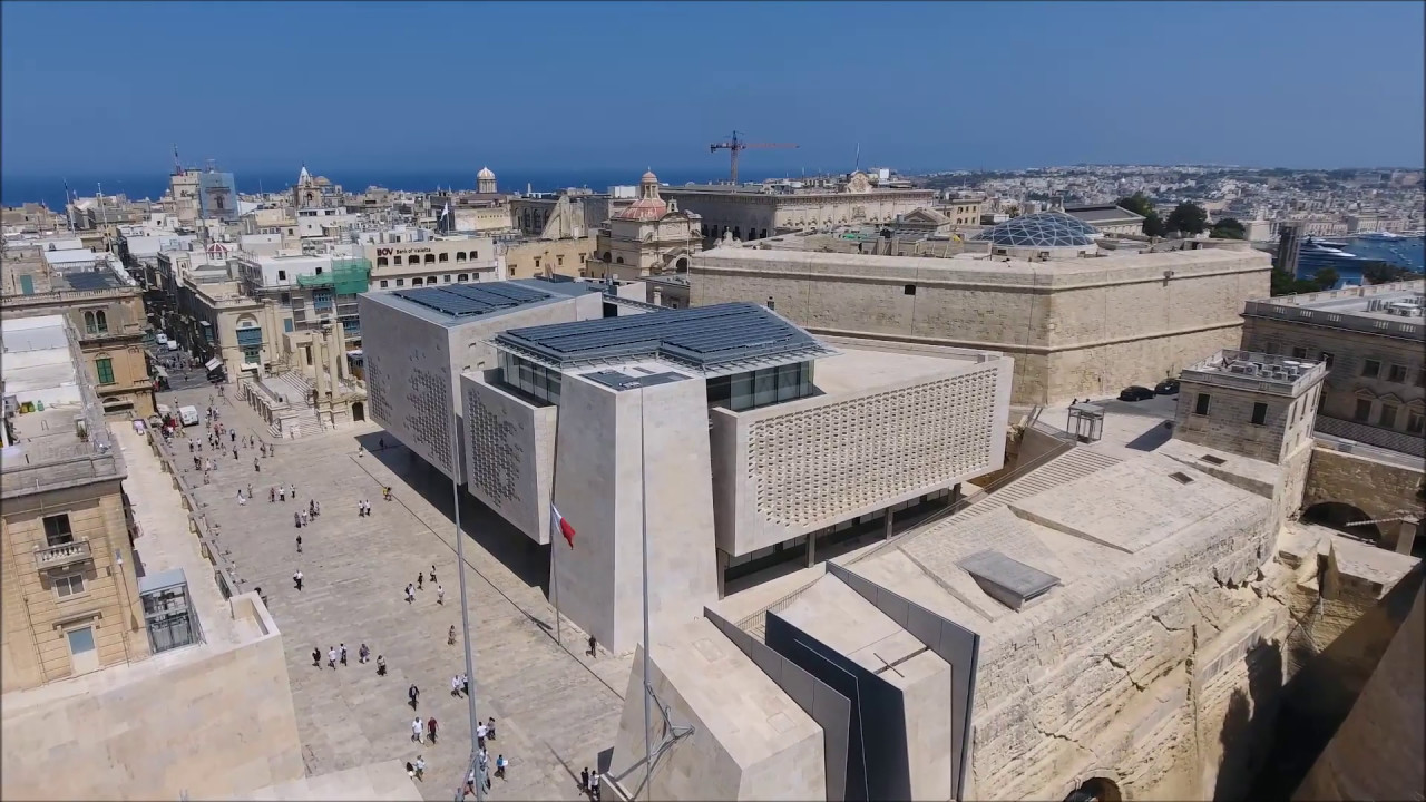 Renzo Piano Malta Parliament Building - YouTube