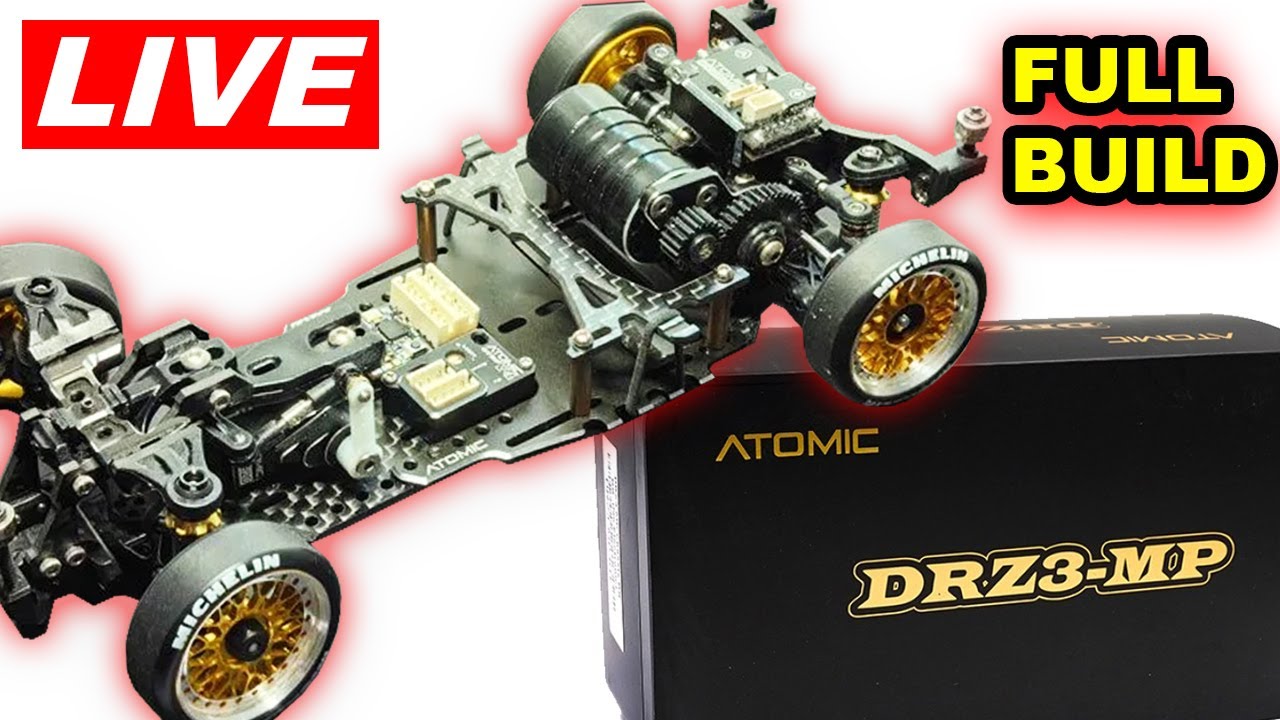 Atomic RC DRZ3MP RWD RC Drift BUILD! FULL LIVESTREAM BUILD - YouTube