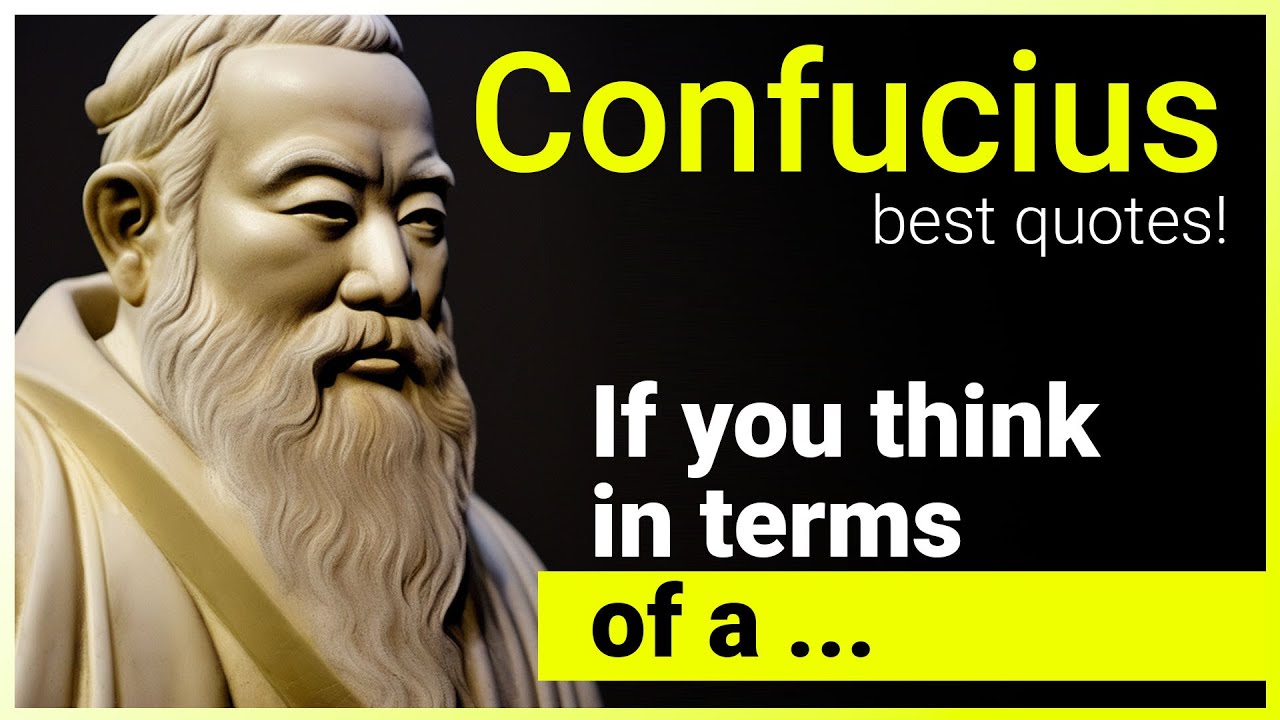 Confucius quotes - How to live a good life according to Confucius - YouTube
