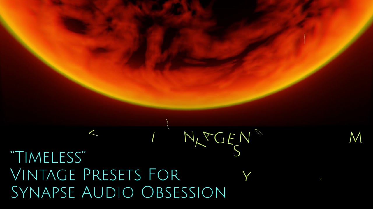 Synapse Audio Obsession - Vintage Preset Expansion - Best Synth Presets ...