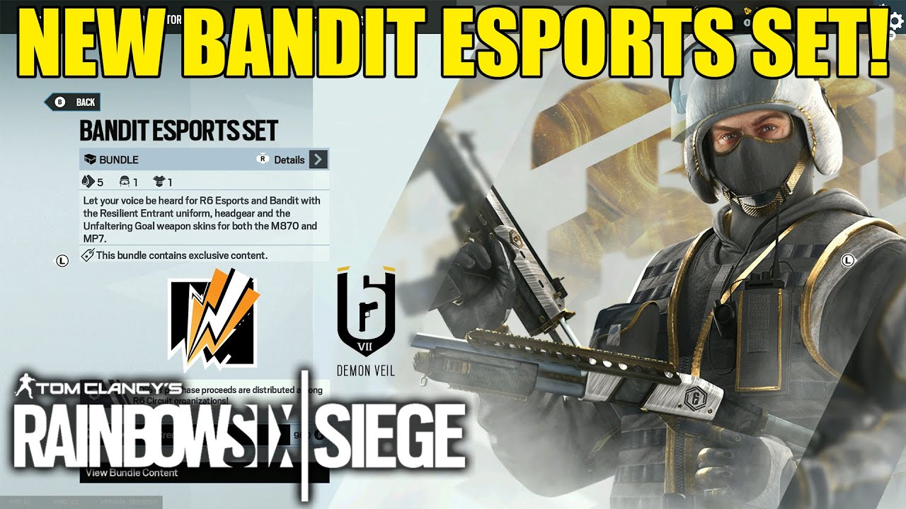 Bandit Esports Set - Rainbow Six Siege - YouTube
