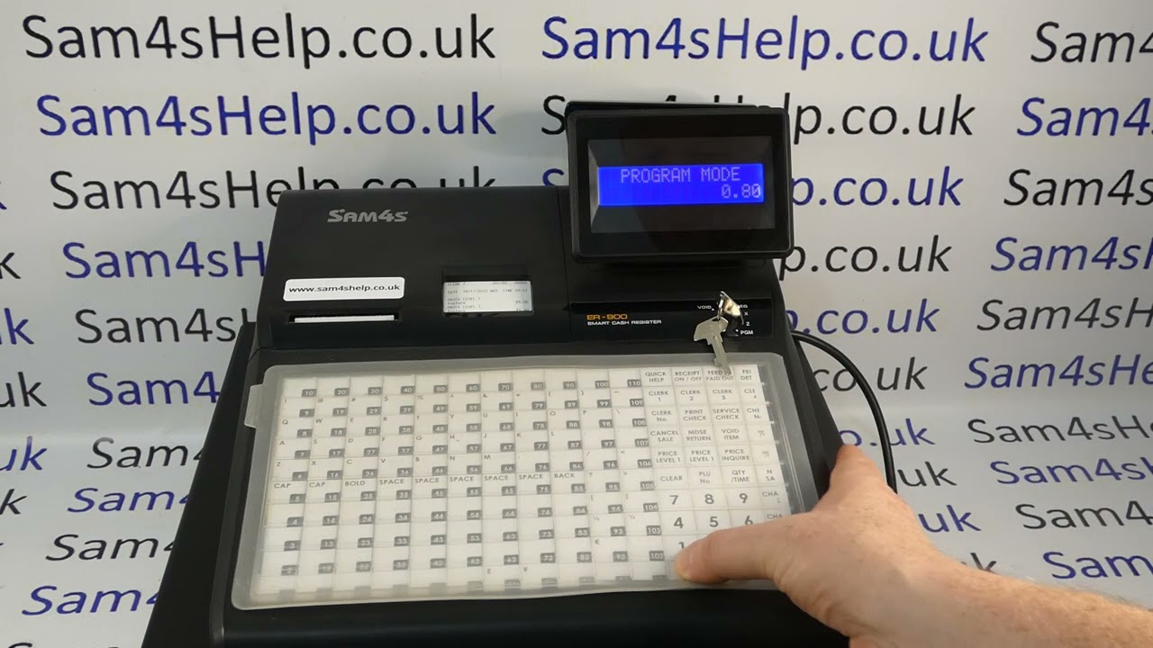 How To Program Function Button Description Sam4S ER 900 Series Cash Register ER900 ER920 How To Program Function Button Description Sam4S ER 900 Series Cash Register ER900 ER920