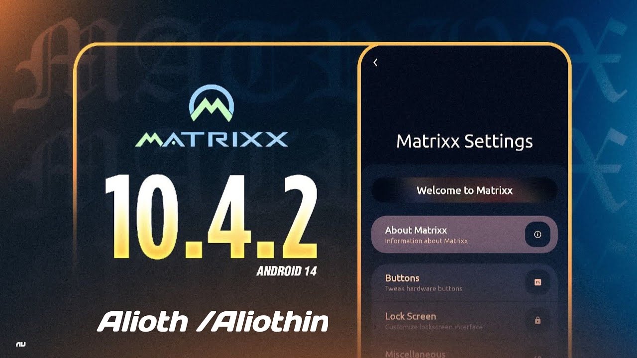 Official Matrix OS 10.4.2 Poco F3 MI 11X Custom Rom Android 14 - YouTube