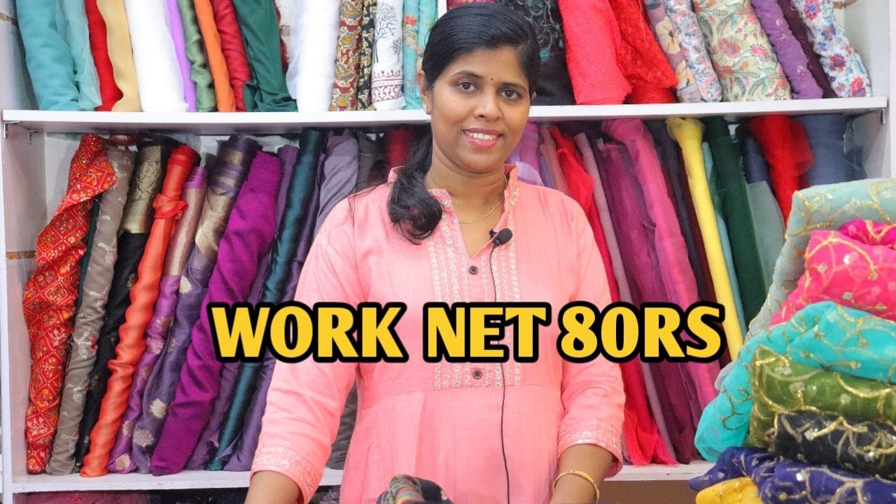 MUALIN THREE PIECE / WORK NET / FLOWING CLOTH / WHATSAPP NO:9539230601/ ...