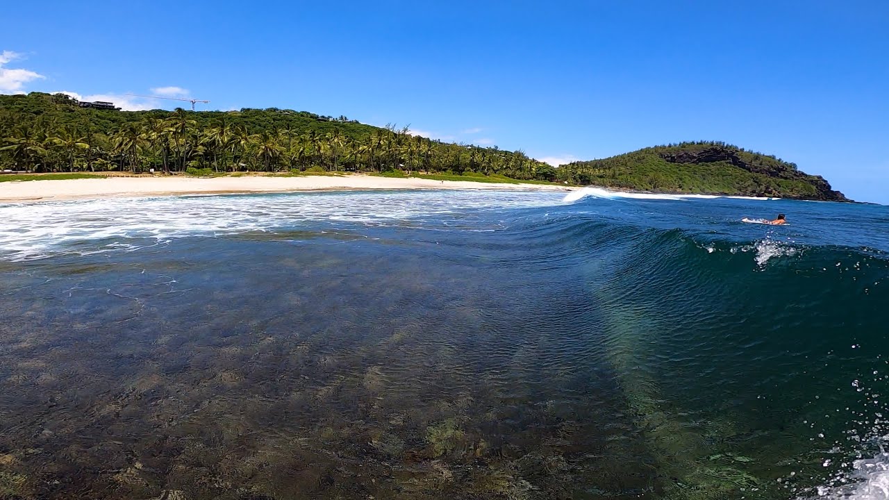 SURFING POV - DEAD LOW TIDE - YouTube