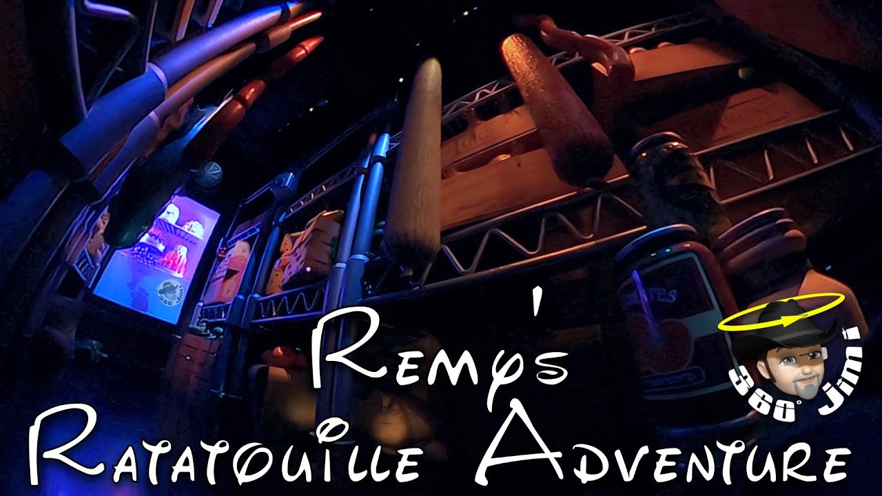 Disney World's EPCOT Remy's Ratatouille Adventure Full Ride in 360 ...