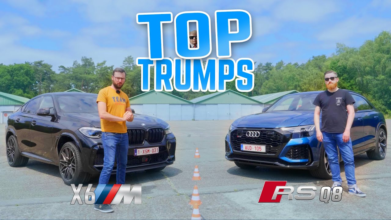 Audi RS Q8 Versus BMW X6 M Competition | Top Trumps - YouTube
