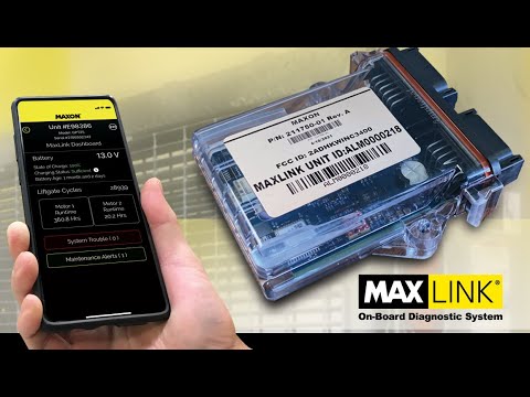 MAXON MAX LINK On-Board Diagnostic System - YouTube