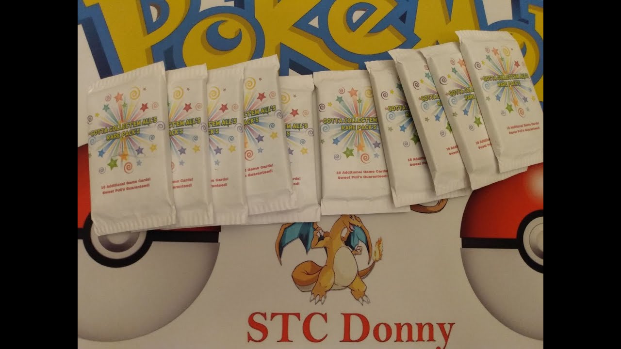 Opening 10 Custom Pokemon Booster Packs!!(Charizard and tons of ultra ...