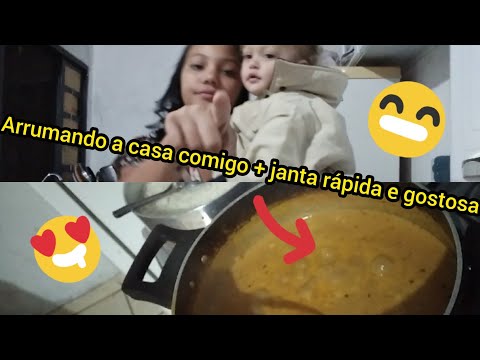 Minha rotina + arrumando casa + janta rápida e gostosa 💪❣️