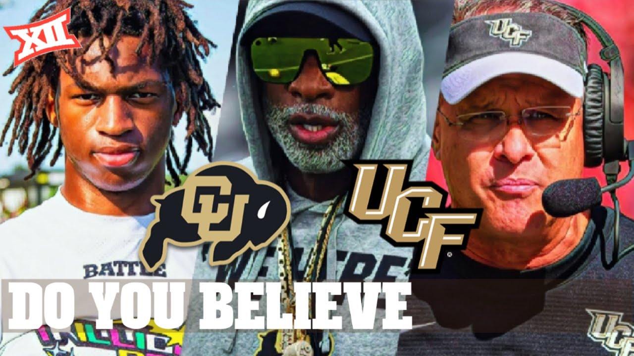 Deion Sanders Colorado Match Up Against UCF Pre-Game And Antonio Branch ...