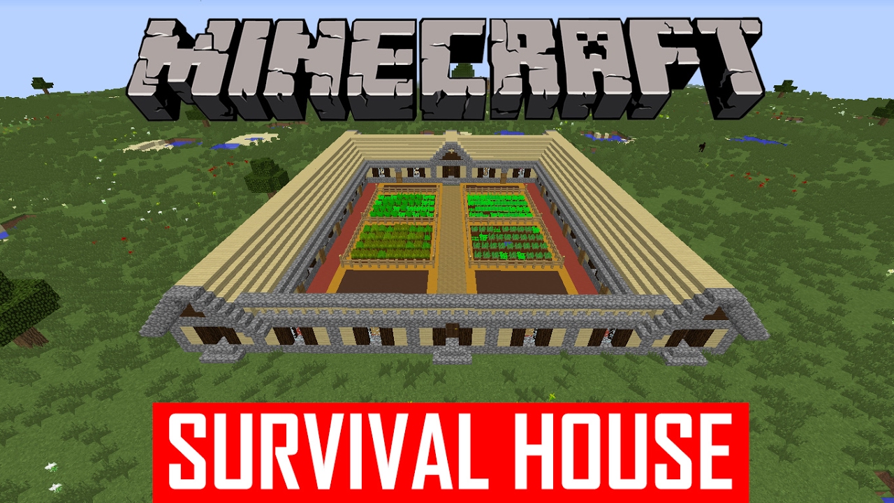 How to make big survival house in minecraft ? - YouTube