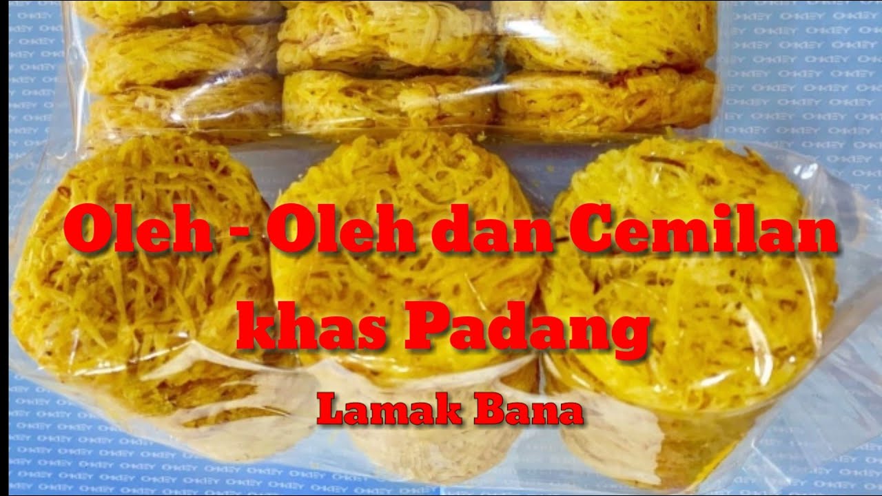 Oleh-Oleh dan Cemilan khas Padang - YouTube