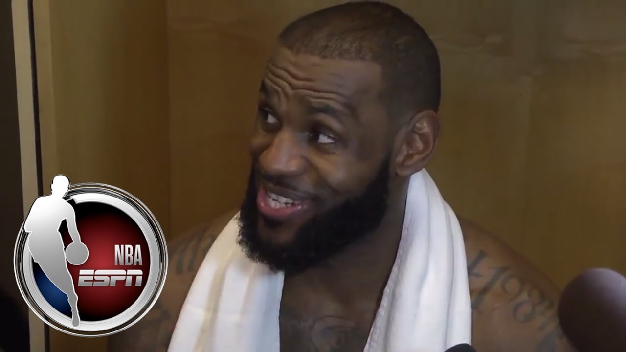 LeBron James interview after Cavaliers loss to the Houston Rockets ...