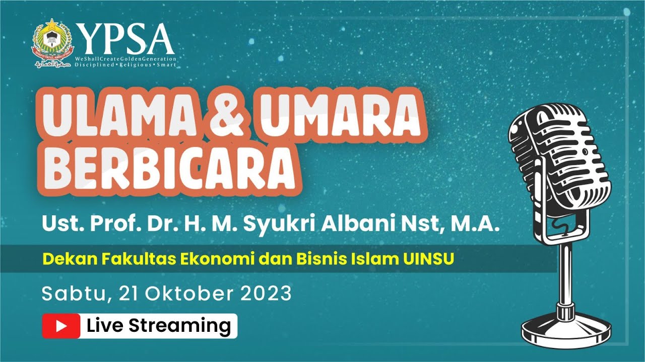 [LIVE] ULAMA DAN UMARA BERBICARA - Narasumber : Ust. Prof. Dr. H ...