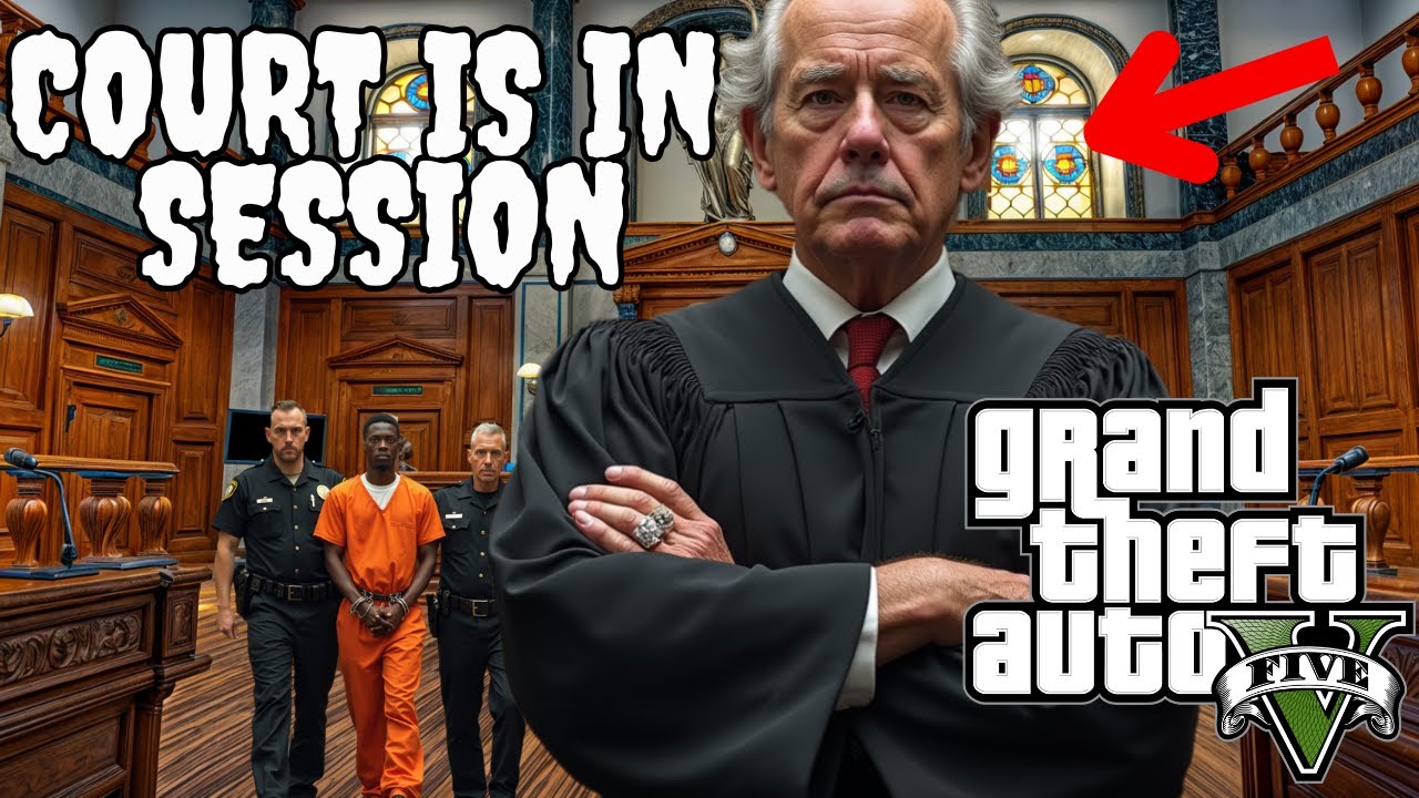 Playing GTA 5 DVRP as a Grandpa Judge Standing On Business - YouTube