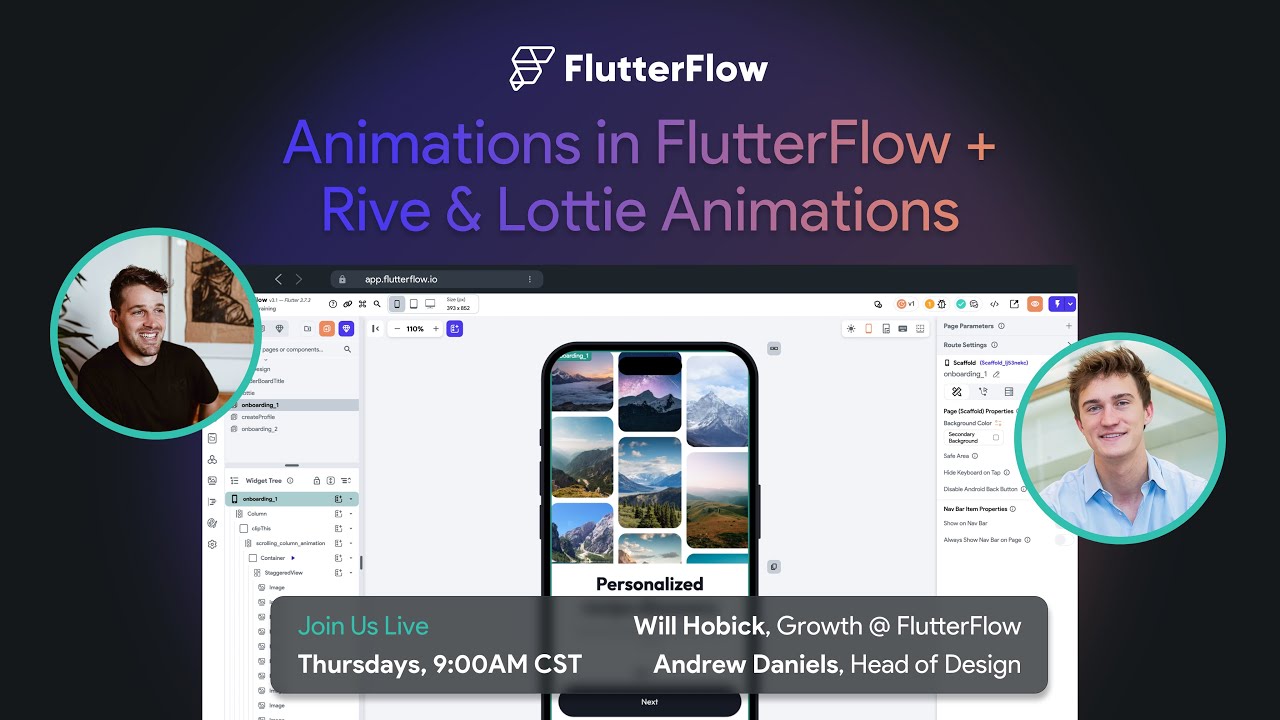 Ui Ux Livestream Animations In Flutterflow Youtube