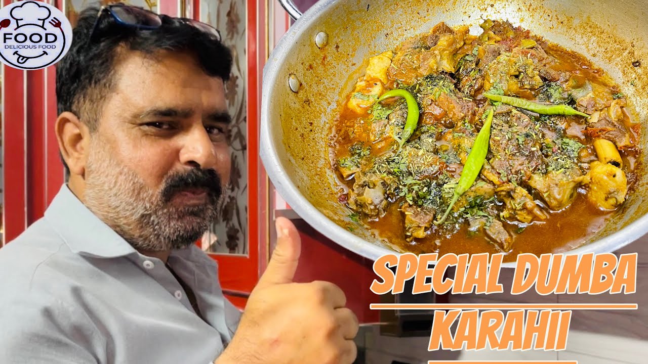 Shinwari dumba Karahii made by my husband 😮 | Special Dumba Karahii ...