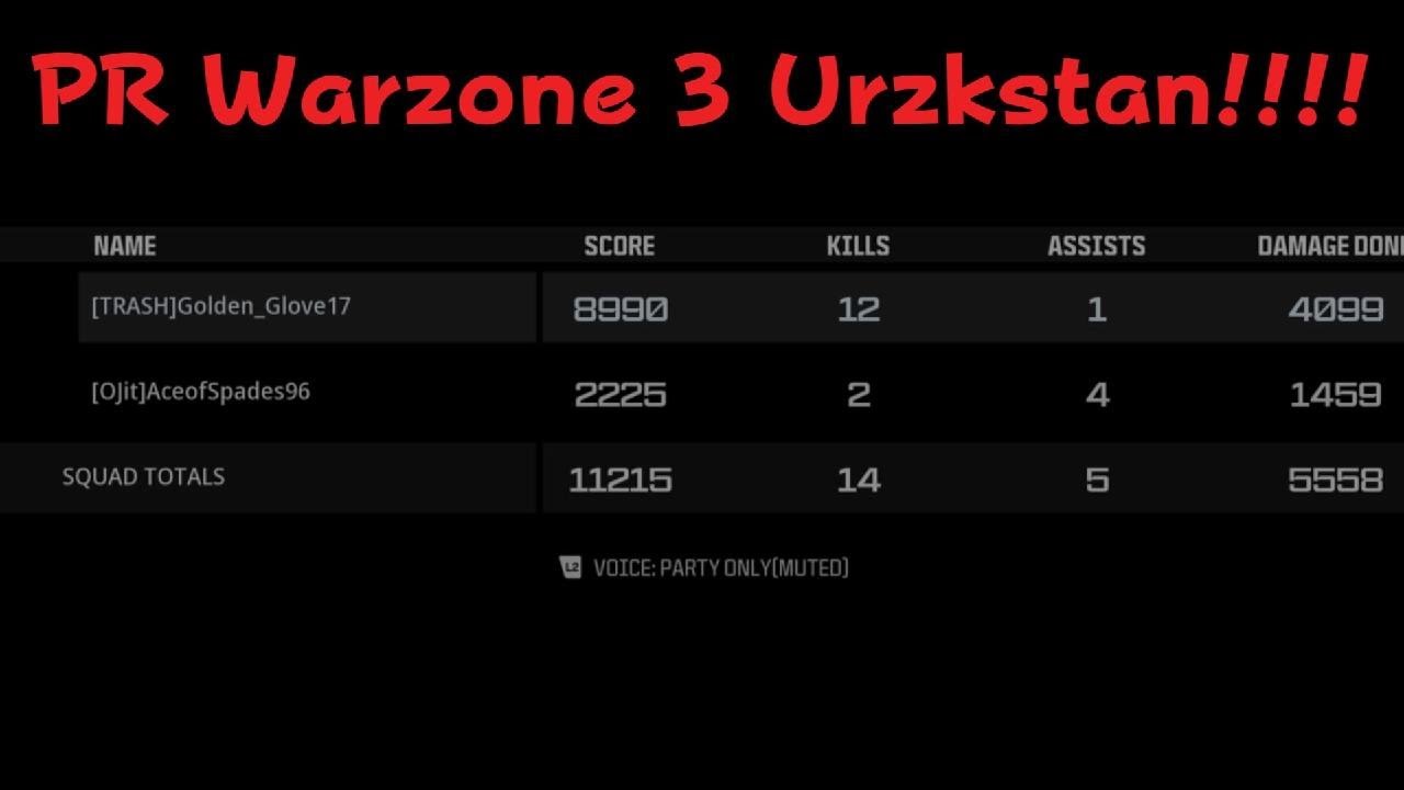 PR In Warzone!!! - YouTube