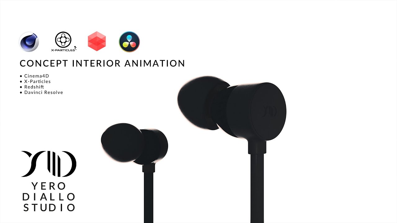 CONCEPT HEADPHONES ANIMATION | YERO DIALLO STUDIO - YouTube