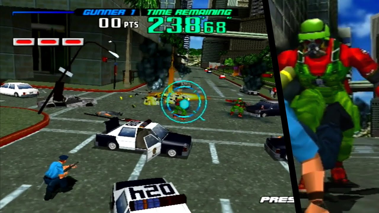 Gunblade NY & LA Machineguns: Arcade Hits Pack ... (Wii) Gameplay - YouTube