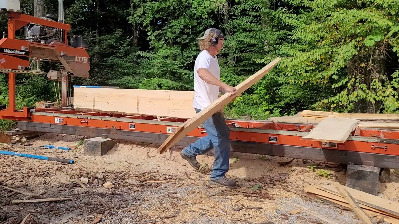 Woodmizer lt15 wide cutting 6x6 and 6x8. Maximizing board footage ...
