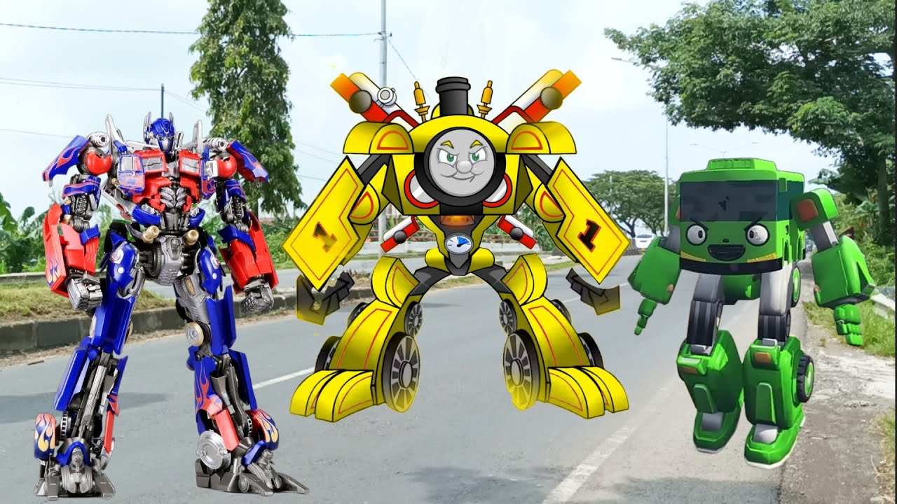 Drama Mobil robot optimus prime robot king tayo autobot thomas prime ...