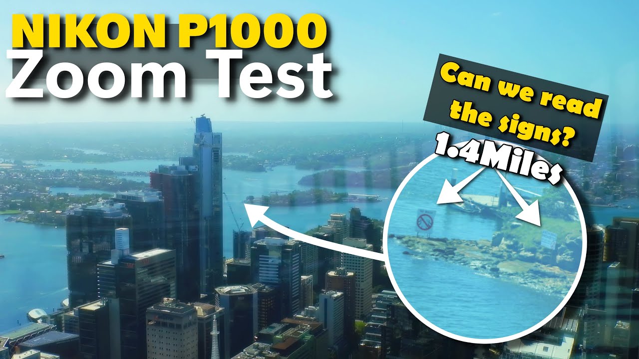 Nikon P1000: Zoom Test - Can we read the signs? (1.4 Miles) - YouTube