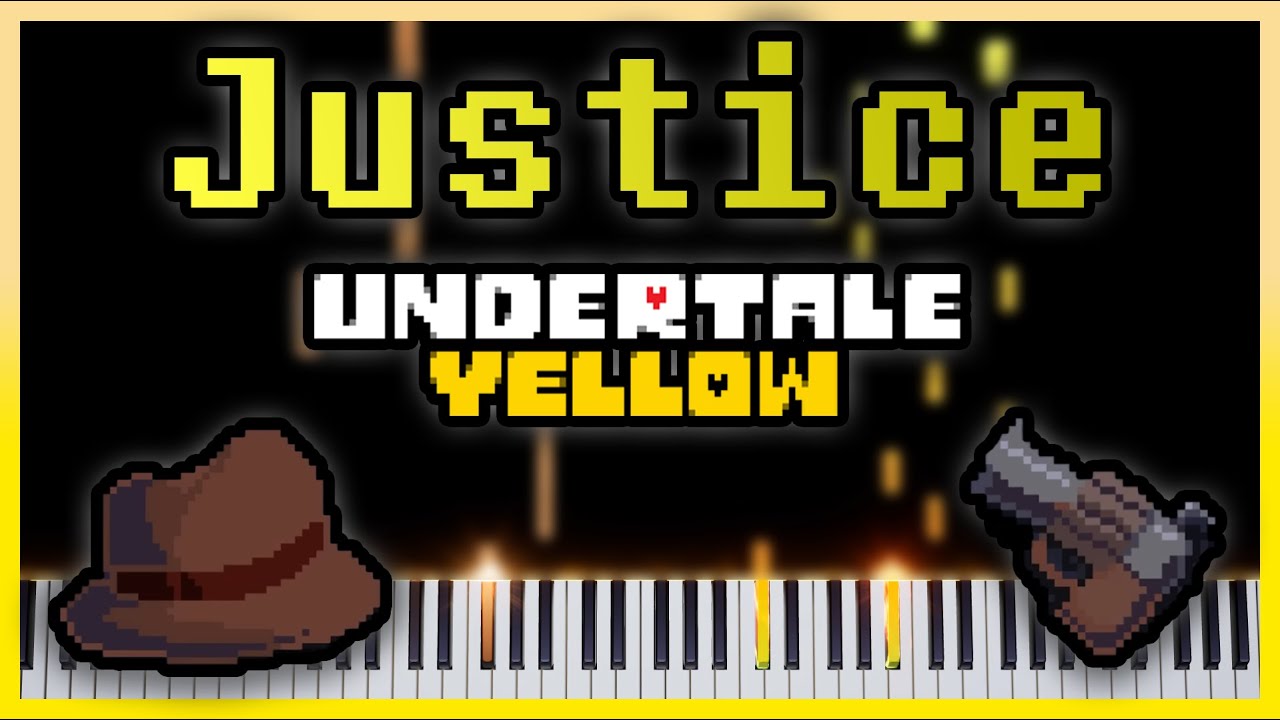 Justice [Piano Cover] - Undertale Yellow OST - YouTube