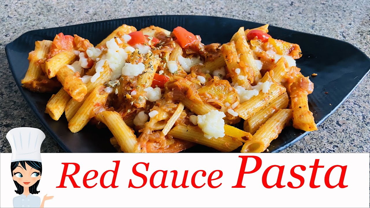 Red Sauce Pasta | How to make Tangy Tomato Pasta | Easy Recipe - YouTube