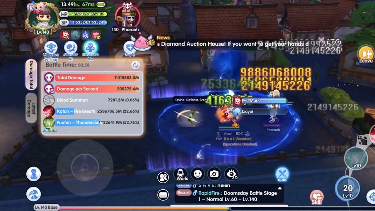 ROX: BUILD TEST NINJA MAGIC‼️ #ragnaroknextgeneration #rox - YouTube