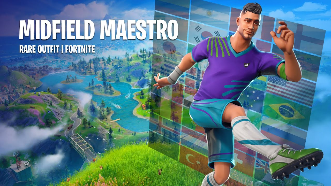 Midfield Maestro | Rare Outfit Skin | Fortnite - YouTube