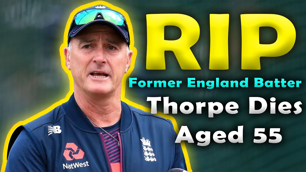 Remembering Graham Thorpe: England Cricket Mourns a True Legend ...