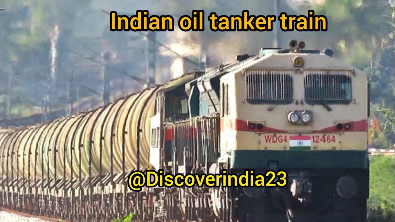 Indian oil tanker train - YouTube