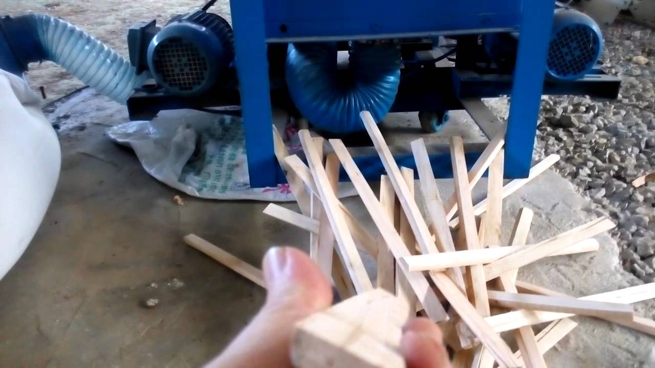 wood rod seperator - YouTube