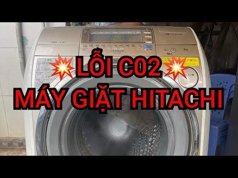 LỖI C02 MÁY GIẶT HITACHI NỘI ĐỊA NHẬT #loic02 #c02 #suamaygiatnhatbaitphcm - YouTube
