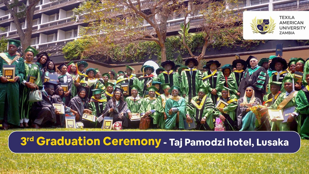 3rd Graduation Ceremony 2022 | Texila American University Zambia 2022 ...