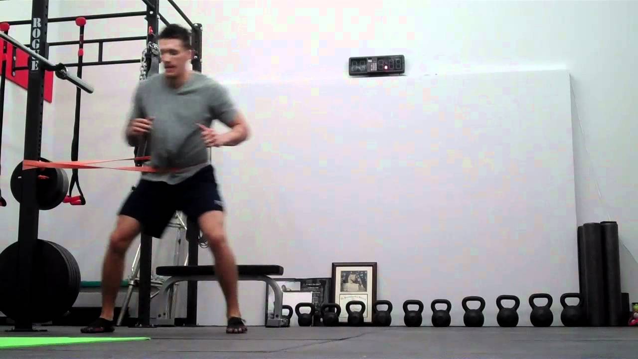 Lateral Band Jumps 1 - YouTube