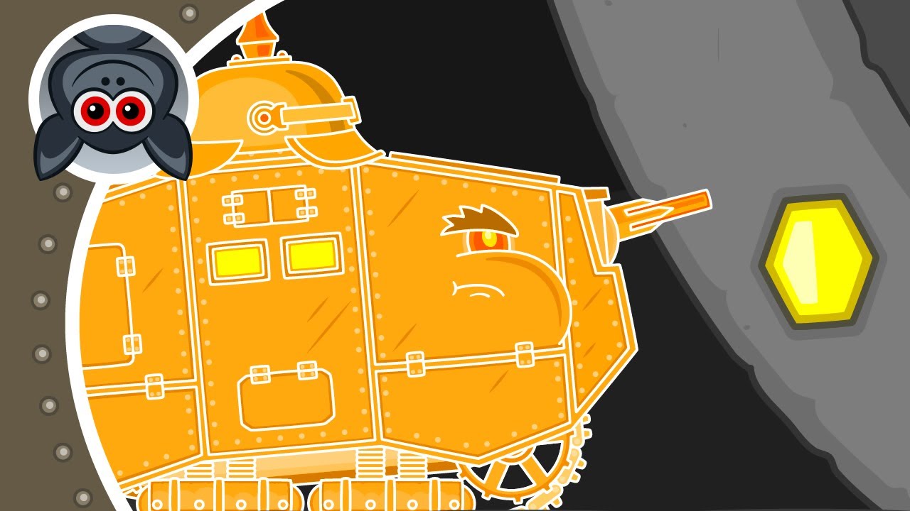 The turning into a Demon. Tanks of the Past. Cartoons About Tanks - YouTube