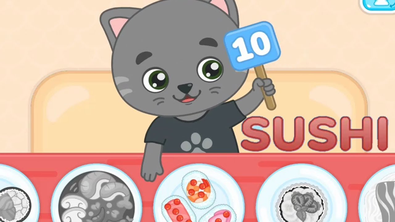 Bimi Boo Sushi Food Cooking - Sushi Maker Kids Restaurant - YouTube