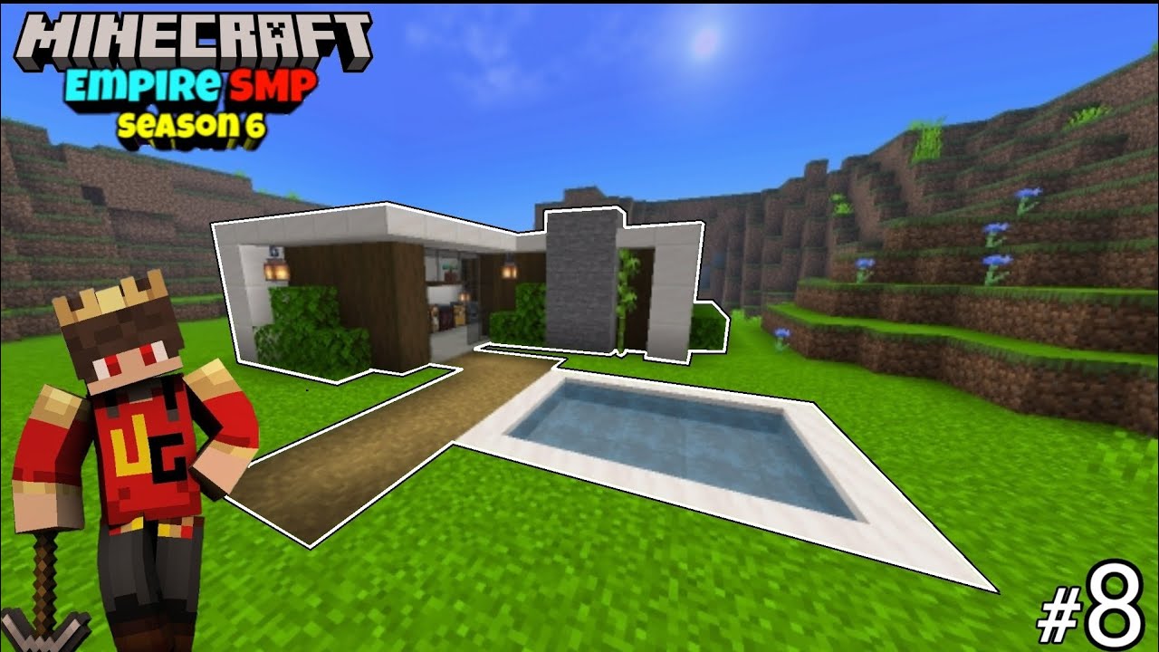 I Build Modern House in Minecraft Empire SMP | S6 #8 - YouTube